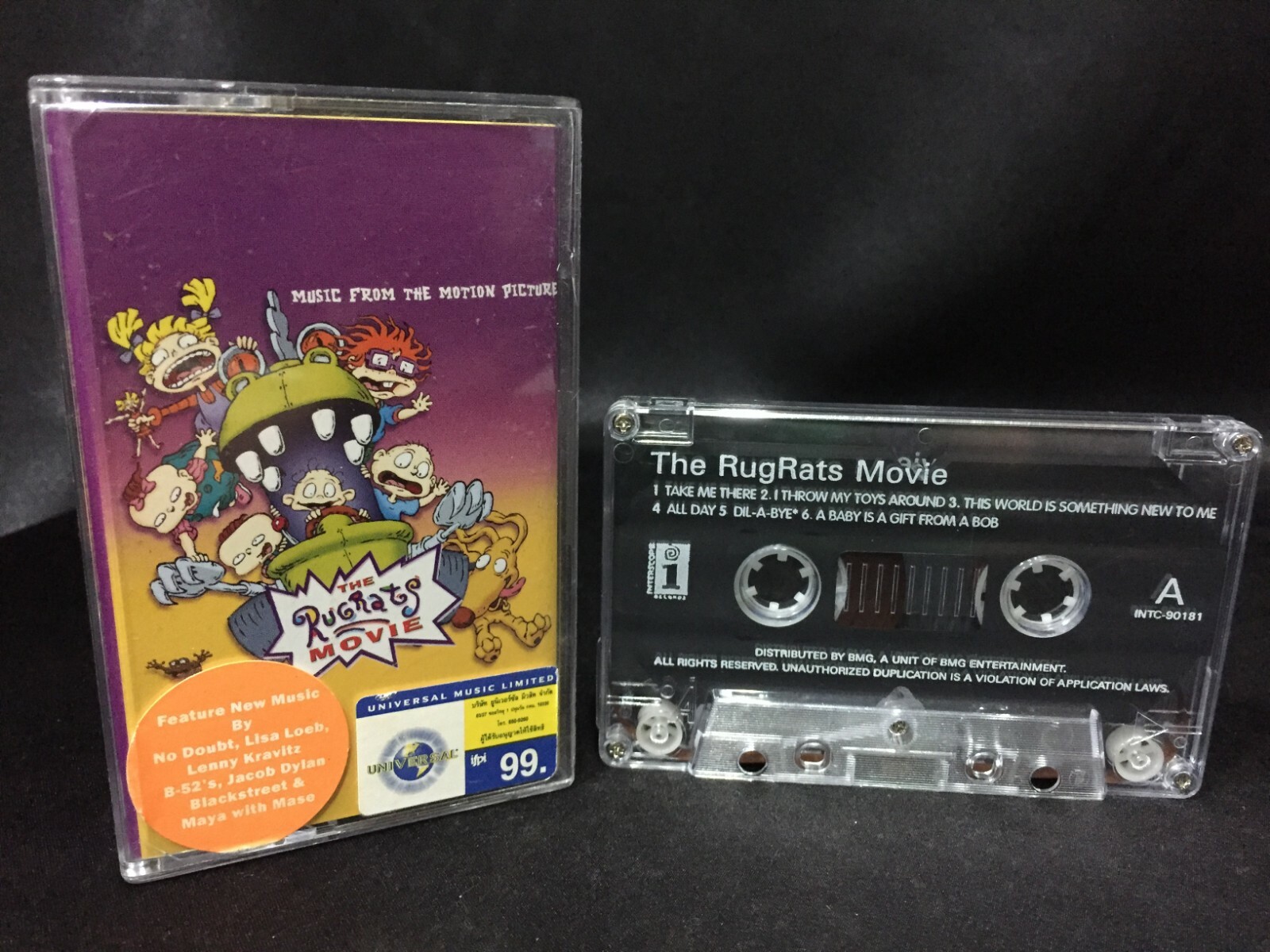 The Rugrats Movie Music Motion Picture Soundtrack OST Cassette Tape ...