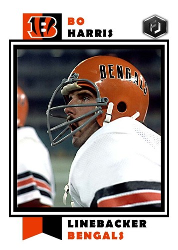 ACEO BO HARRIS CINCINNATI BENGALS CUSTOM HAND MADE ART CARD | eBay