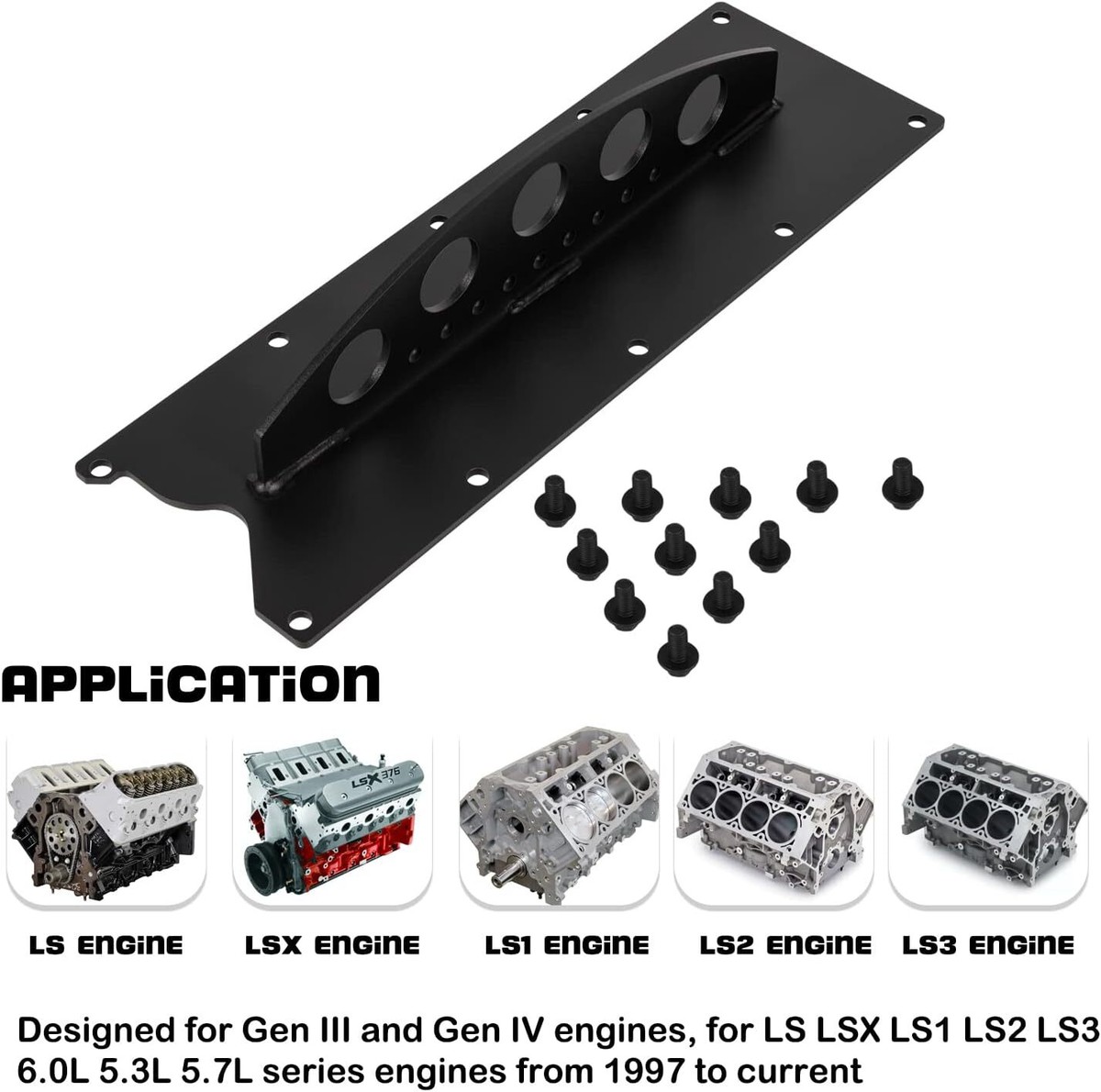 Ls Engine Tools LS Engine Lift Plate - Fits Chevy LS1/LS2/LS3/LQ4 4.8L ...