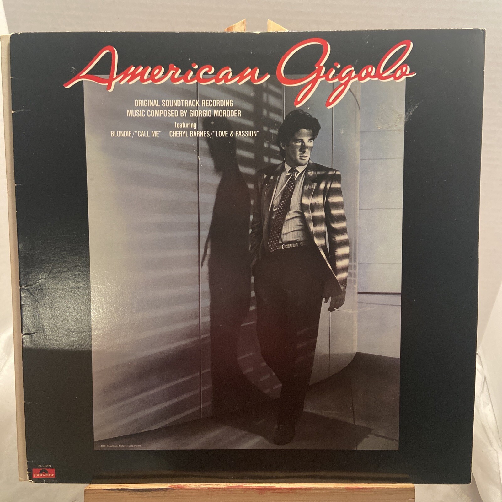 1980 American Gigolo Original Soundtrack LP 56 VG+/VG- Polydor – PD-1 ...