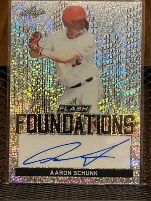 AARON SCHUNK 2019 LEAF FLASH FOUNDATIONS #FF2-AS1 GEORGIA ROOKIE ...