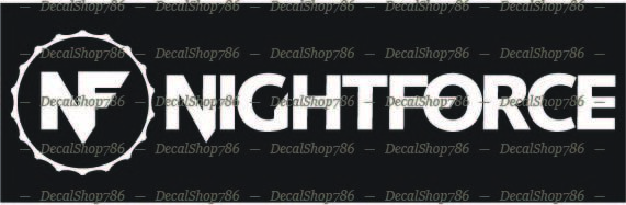 Nightforce Optics - Hunting/Shooting - Vinyl Die-Cut Peel N' Stick ...