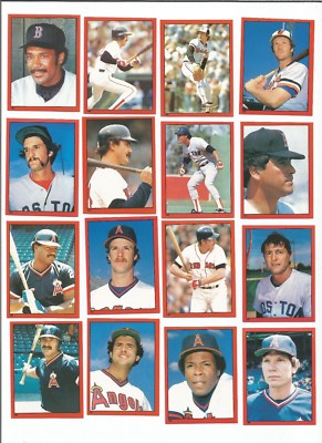 1982 Topps Baseball Sticker Mark Clear #154 Boston Red Sox *MINT* | eBay