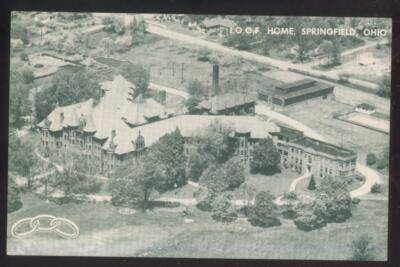 Postcard SPRINGFIELD Ohio/OH Odd Fellows Home & Hospital Aerial view ...