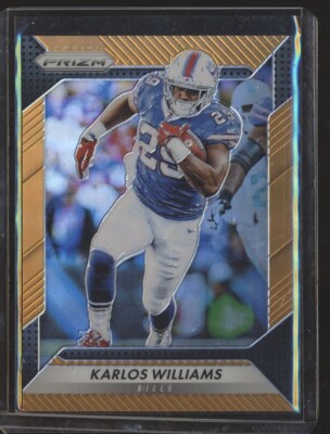 2016 PRIZM ORANGE /299 KARLOS WILLIAMS BILLS | eBay