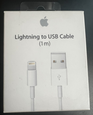 NEW IN BOX Apple Lightning to USA Cable (1m) A1480 MD818AM/A ...