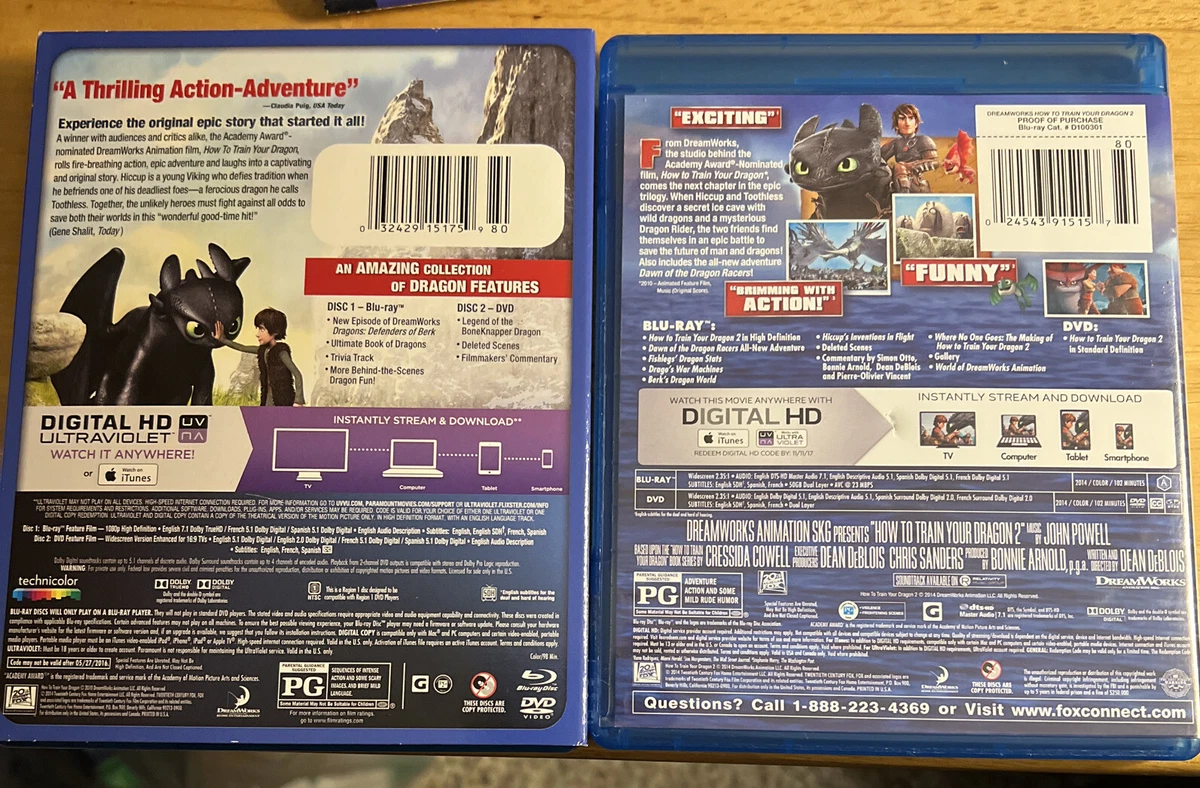 How To Train Your Dragon Dvd Ebay