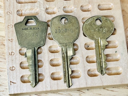 3 Different USPS Postal Lock Keys Post Office Locksport locksmith | eBay