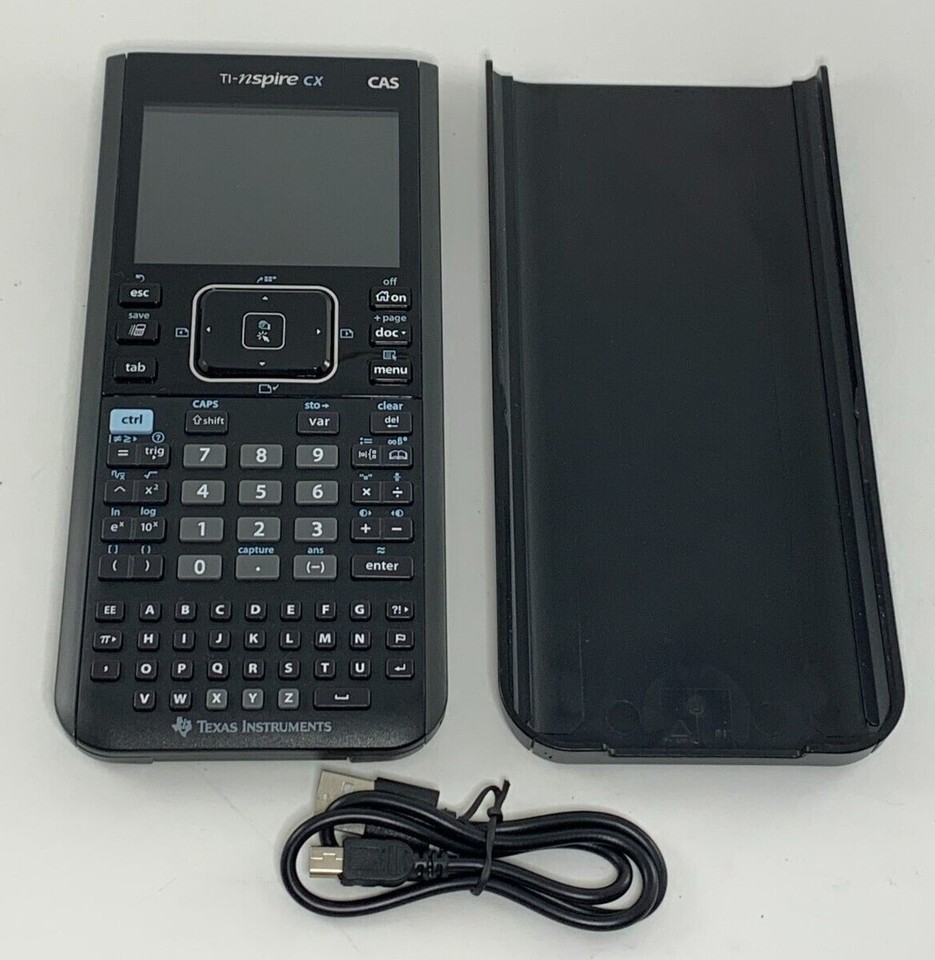 TI-nspire CX, CX II, CX CAS Calculators TESTED, Cleaned, /w Cover, Cord ...