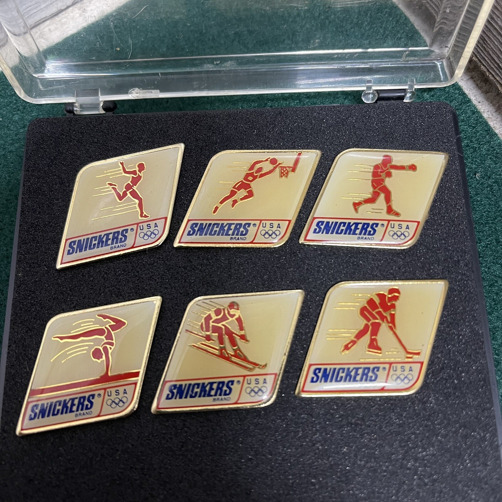 1992 Olympics Team USA Snickers Pins Set VTG | eBay