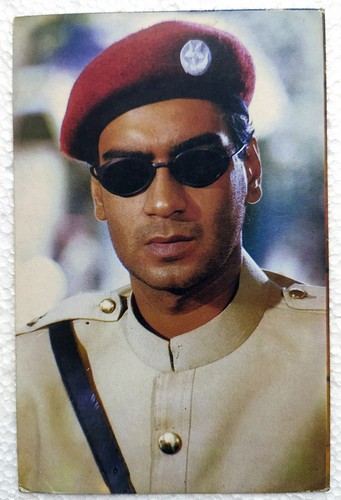 Bollywood Actor Ajay Devgan Devgn Rare Old Original Post card Postcard ...