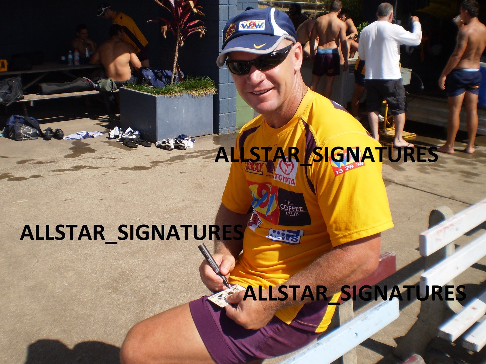 SIGNED ALLAN LANGER BRONCOS 2008 CENTENARY TOP 100 PLAYERS NRL CARD ...