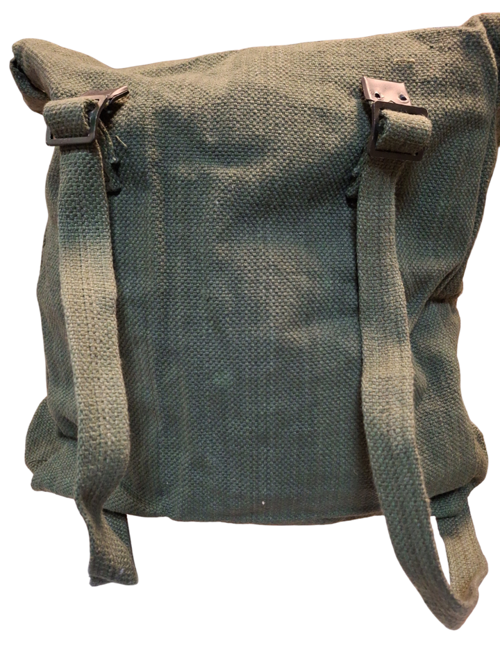 Canvas Haversack bag in olive green | eBay UK