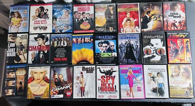 DVD movies wholesale lot / Dvd Lot / Movie Lot [72 Total DVDs] Big Name ...