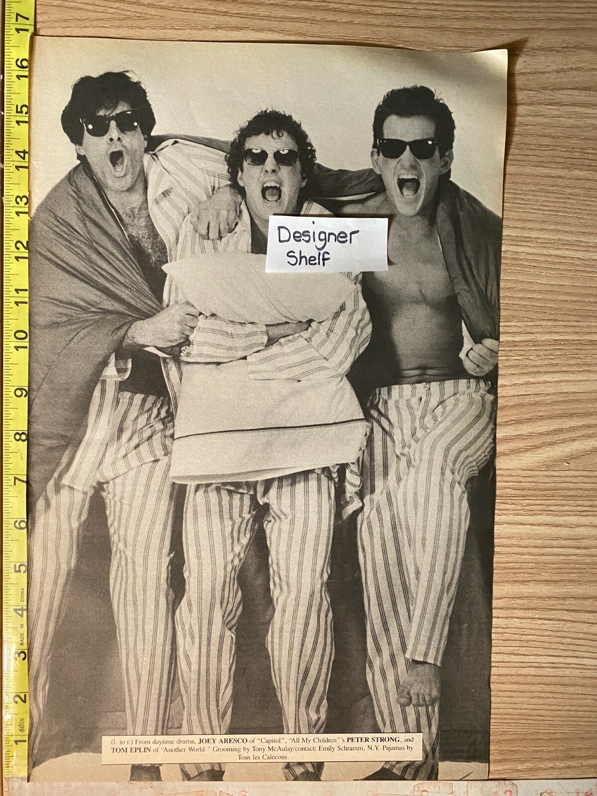 Soap Opera Aresco, Strong & Eplin Actors Vintage 1987 Magazine ...