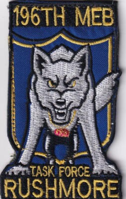 196th MEB Maneuver Enhancement Brigade Task Force Rushmore patch ...