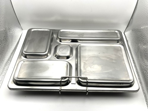 PLANETBOX Rover Stainless Steel Metal 5 Compartments Bento LUNCH BOX ...