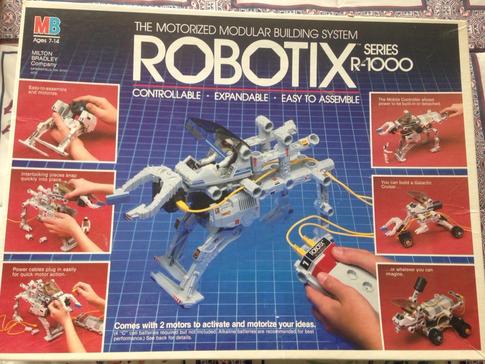 Huge Vintage Lot of Robotix Series R1000 Building System Parts & PIeces ...