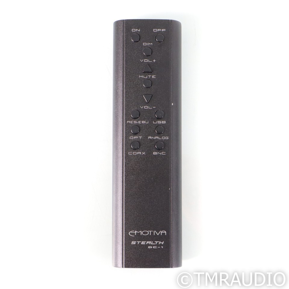 Emotiva Stealth DC-1 DAC; AS-IS (Non-functioning Headphone Outputs) | eBay