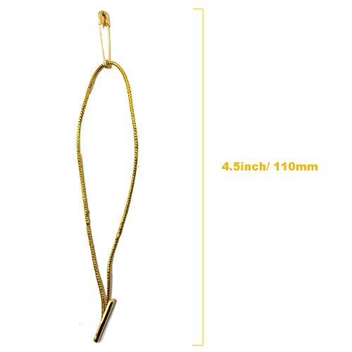 4.5" 500pcs Hang Tag Fasteners Polyester Strings Safety Pin And Barb ...