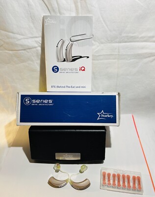 STARKEY Series IQ 11 Hearing Aids BTE Preowned Working Inc (5) New ...