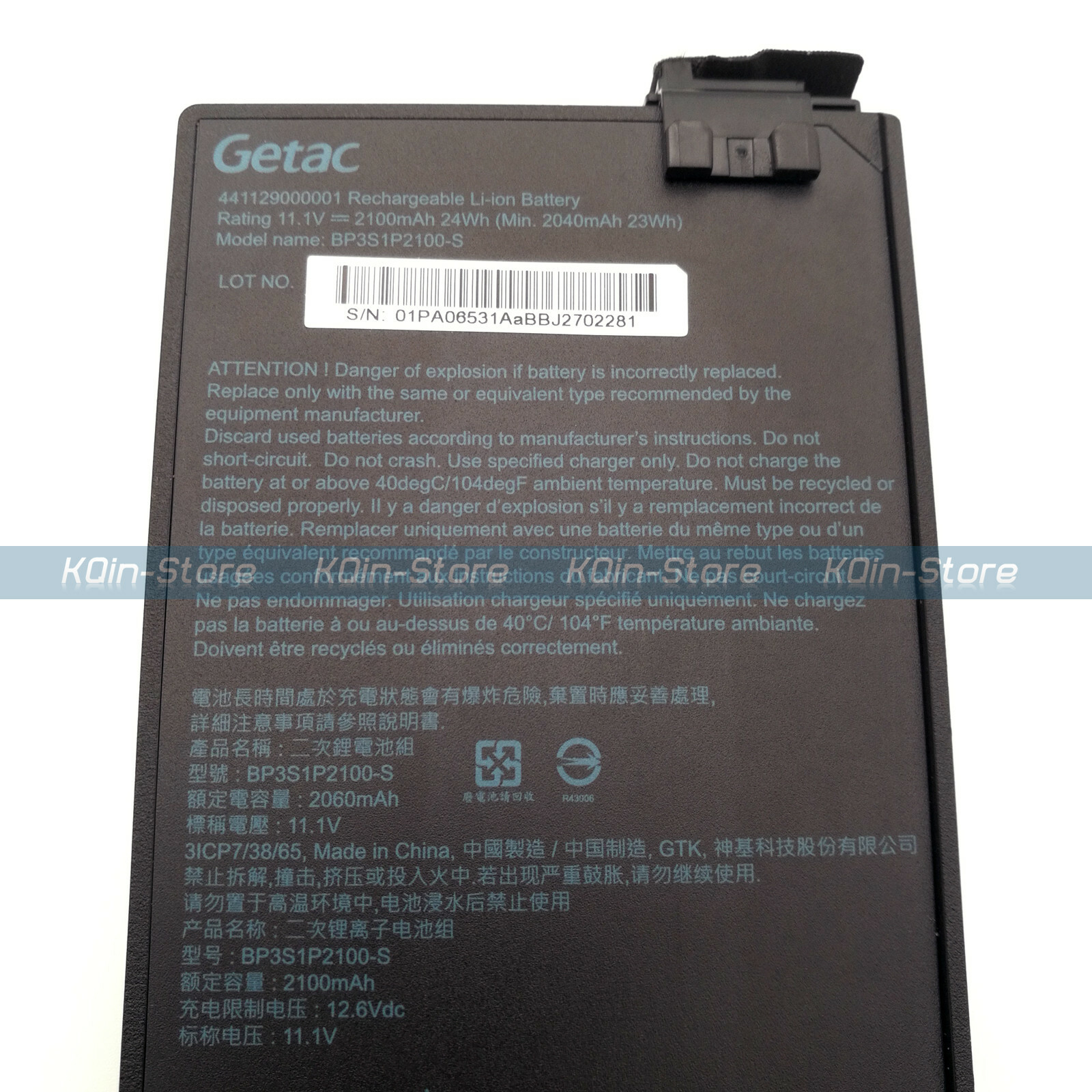 New Genuine BP3S1P2100-S Battery for Getac V110 Rugged Notebook ...