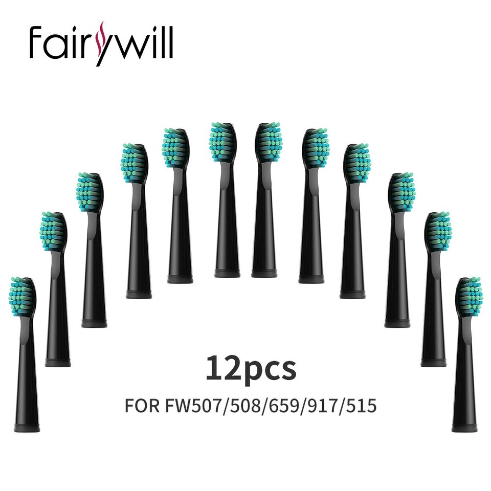 Fairywill Sonic Toothbrush Heads Rotating Electric Replacement ...