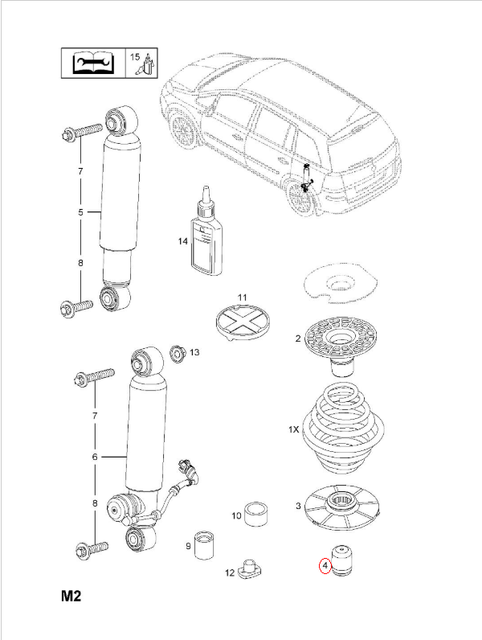 Feder Anschlag Puffer - GM 90538493 Opel 423965 - NEU online kaufen | eBay