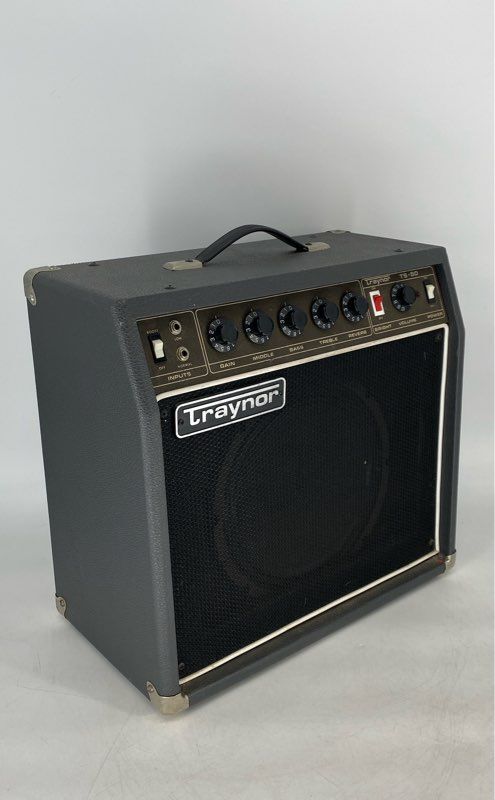 VTG Traynor TS-50 1970s Black 20 Watts 3-Band EQ Combo Electric Guitar ...