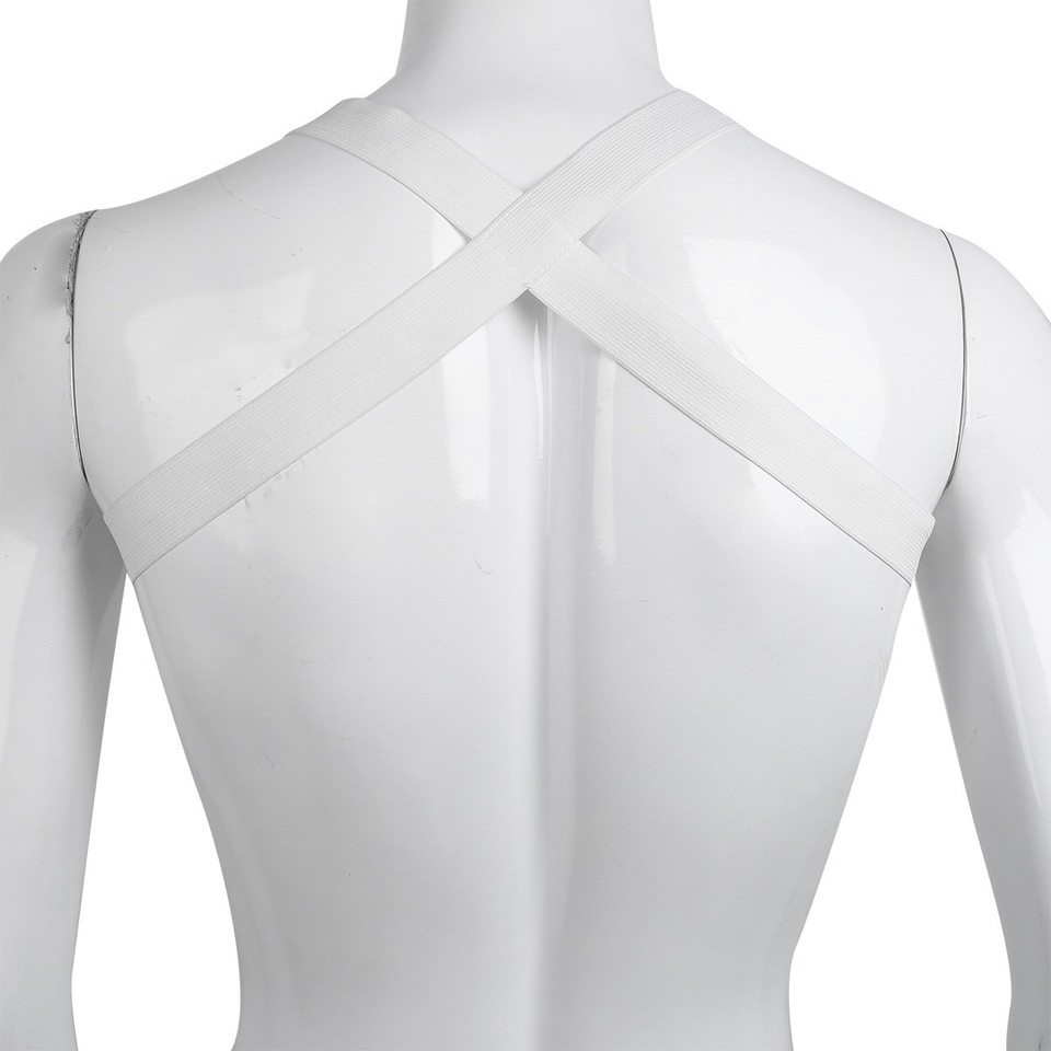 Mens X-Shape Back Elastic Chest Strap Harness Belt Clubwear Costume ...