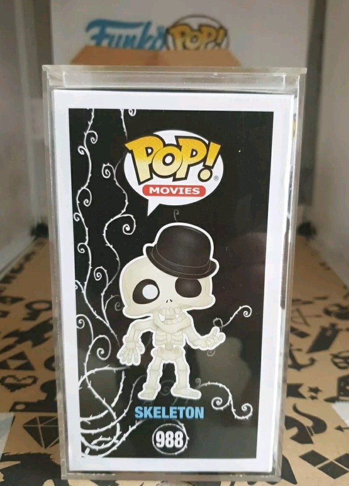 #988 Skeleton Glow Chase ) Funko Pop !Corpse Bride Bonejangles Mint In ...