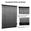 Single Touch Corded 1 Inch Mini Blind in Black Choose Size Customize- S ...