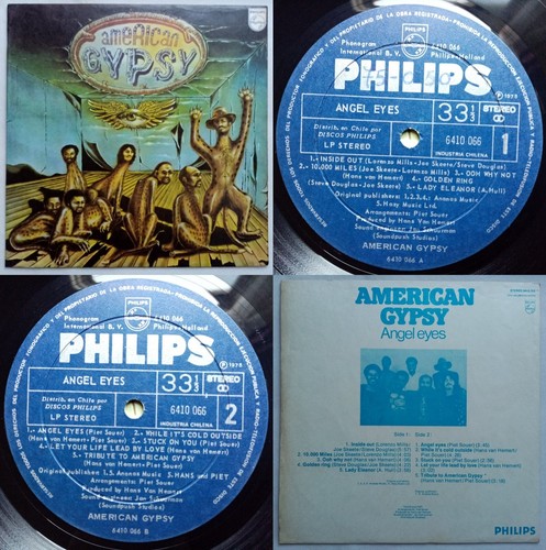 AMERICAN GYPSY ANGEL EYES 1975 UNIQ CVR KILLER SOUL FUNK MEGARARE ...