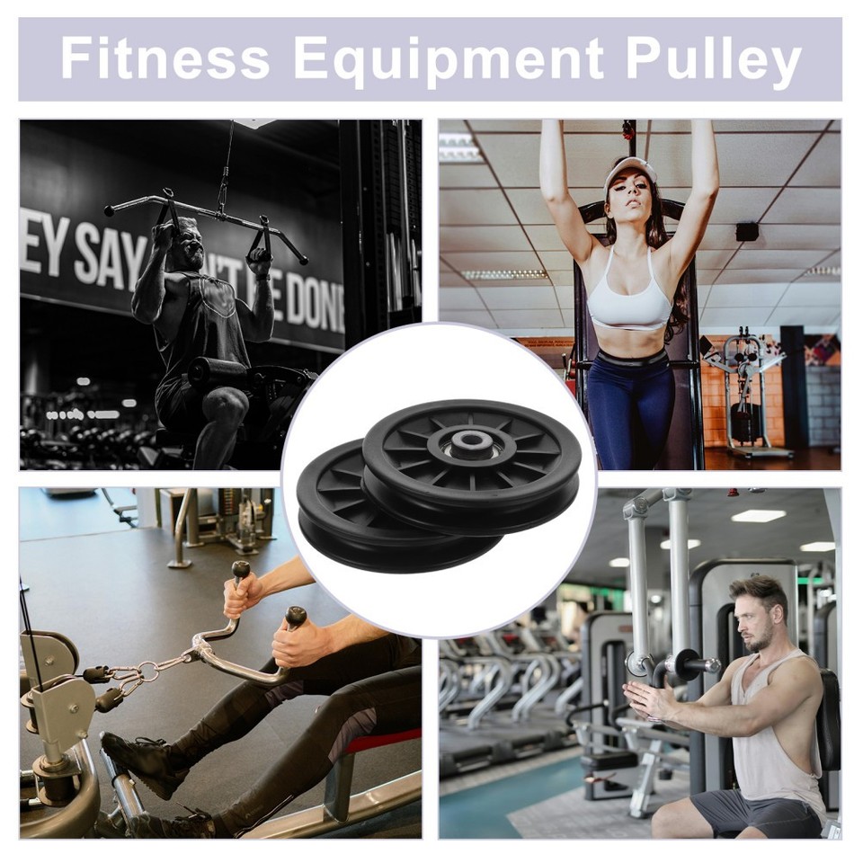2 Pcs Bearing Pulley Wheel For Gym Equipment Cable Machine Replacement ...