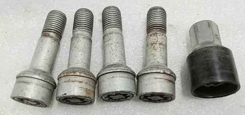 2007-2017 Mercedes S550 S-Class Set of 4 Security Lug Bolts with Key ...