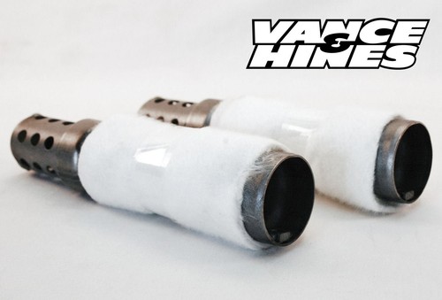 VANCE AND HINES 21301 QUIET BAFFLES (pair) Fit: BLACK V&H SHORT SHOTS ...