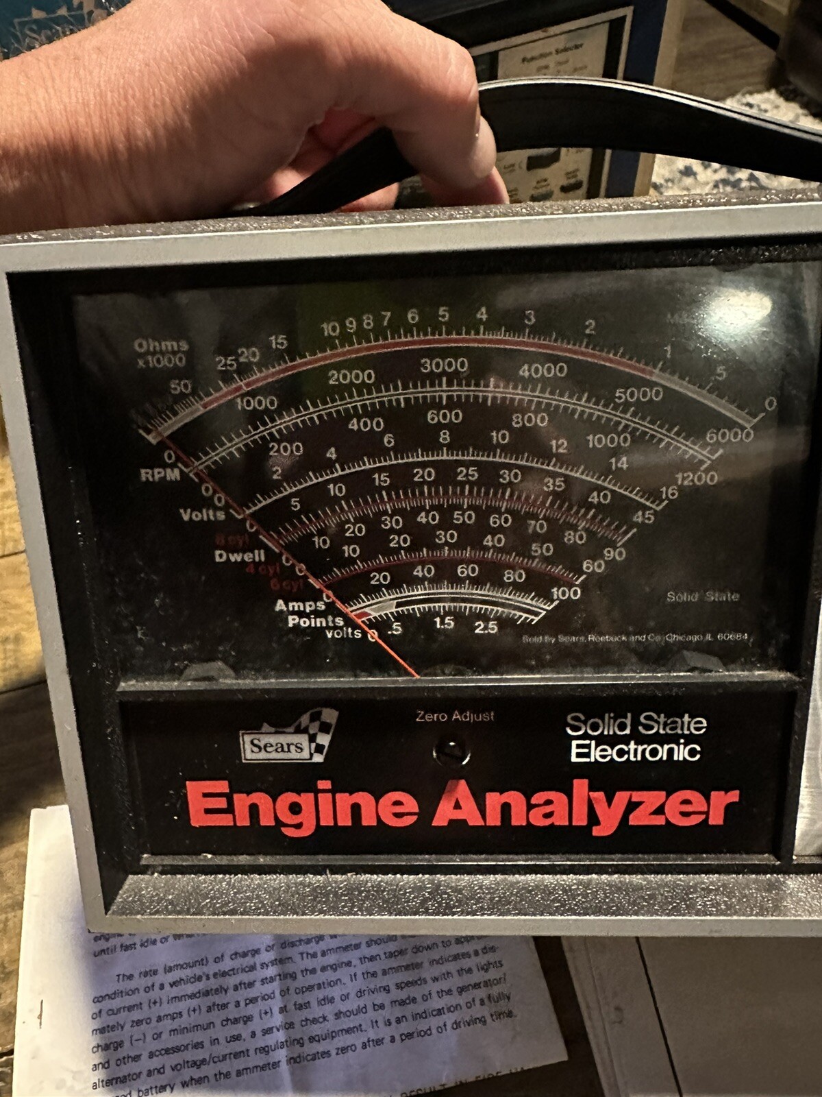 Vintage Sears Professional Engine Analyzer 28 21423 for sale online | eBay