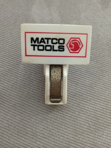 Vintage MATCO TOOLS Advertising Magnetic Plastic Clip RARE | eBay