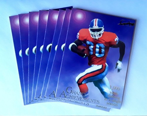 8 ) Mint Terrell Davis Insert Football Cards Lot Sale Denver Broncos ...