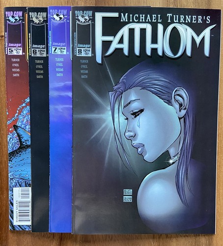 Fathom #5, #6, #7 & #8 🔥 Vol. 1 (Image Comics 1999) Michael Turner🐬 | eBay