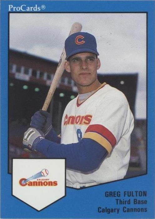 1989 ProCards Minor League Team Sets - Greg Fulton #524 (RC) for sale ...