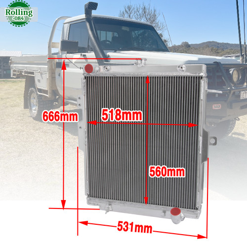 For TOYOTA LAND CRUISER J70 HZJ78 HZJ79 HDJ78 HDJ79 4.2 2001-2007 4-Row ...