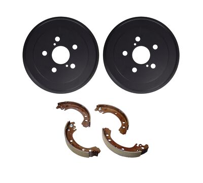 Genuine OEM Rear 2 Drum Brakes & Shoes Kit For Toyota Corolla 2003-2008 ...