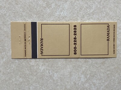 AT142 Vintage Matchbook Cover Ramada Inn and Hotels Chain Advertisement ...