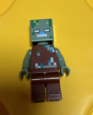 LEGO Minecraft Drowned Zombie Minifigure | eBay