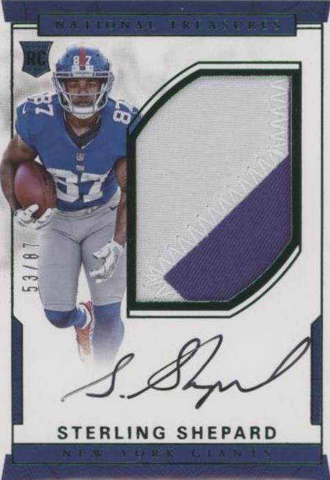 2016 Panini National Treasures - RPS Rookie Patch Autograph Sterling ...