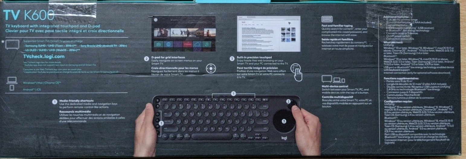 Logitech K600 Wireless TV Keyboard for sale online | eBay