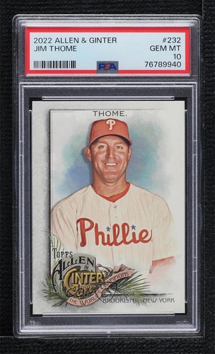 2022 Topps Allen & Ginter - Jim Thome #232 for sale online | eBay