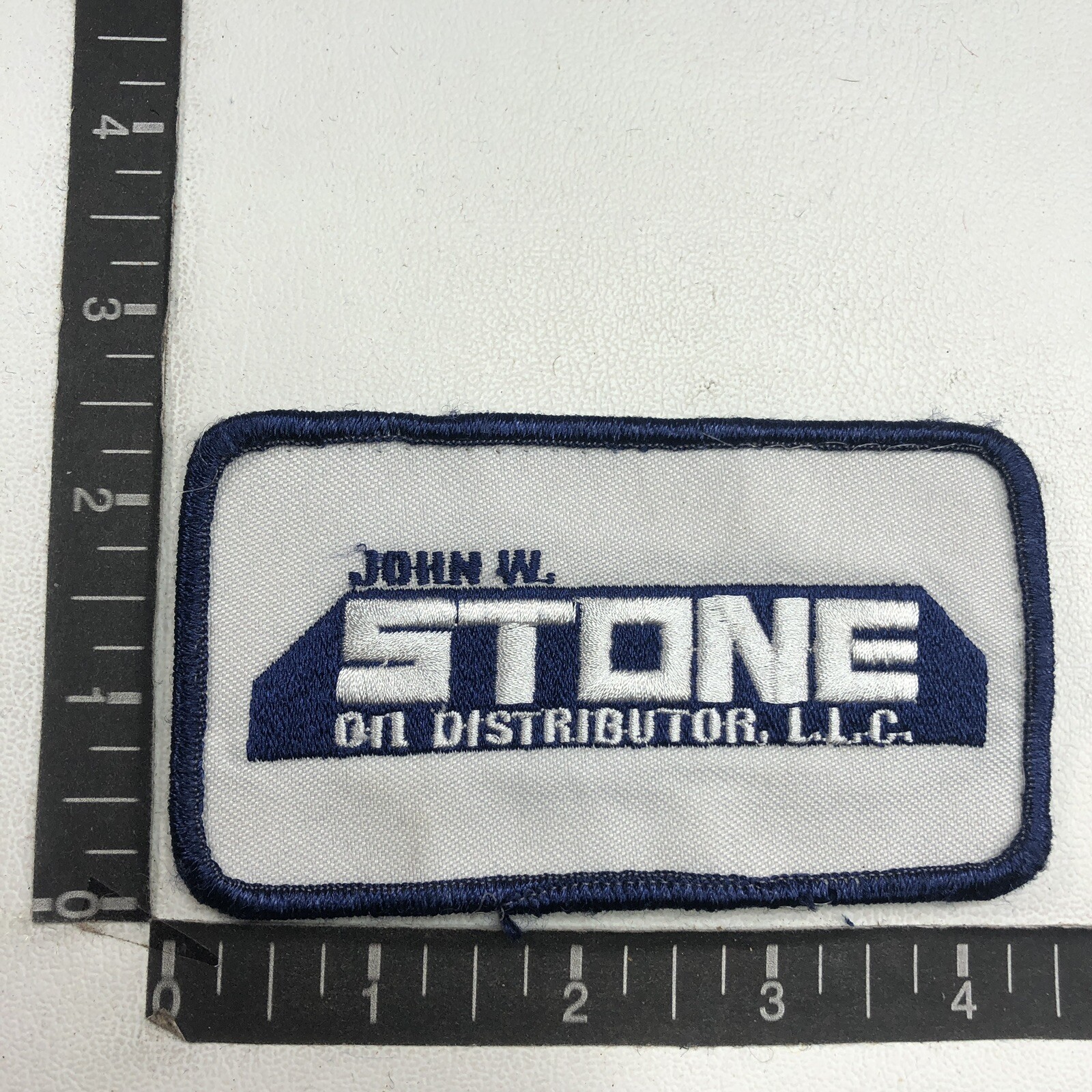 Vtg JOHN W. STONE OIL DISTRIBUTOR LLC Advertising Patch C092 | eBay
