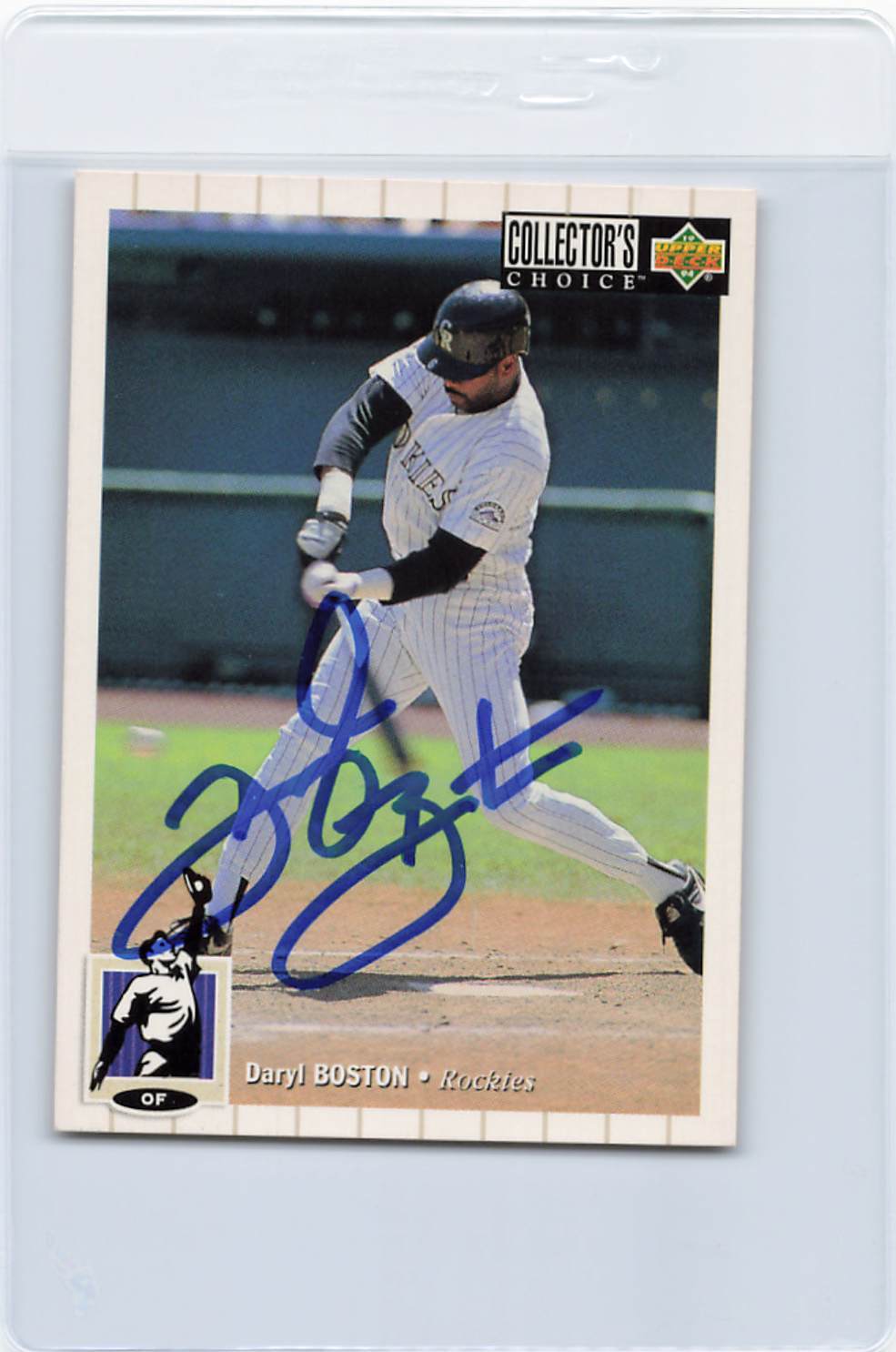 1994 Collector's Choice #62 Daryl Boston Rockies Signed Auto *J69 | eBay